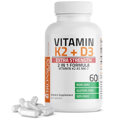 Bronson vitamin K2 D3 capsules