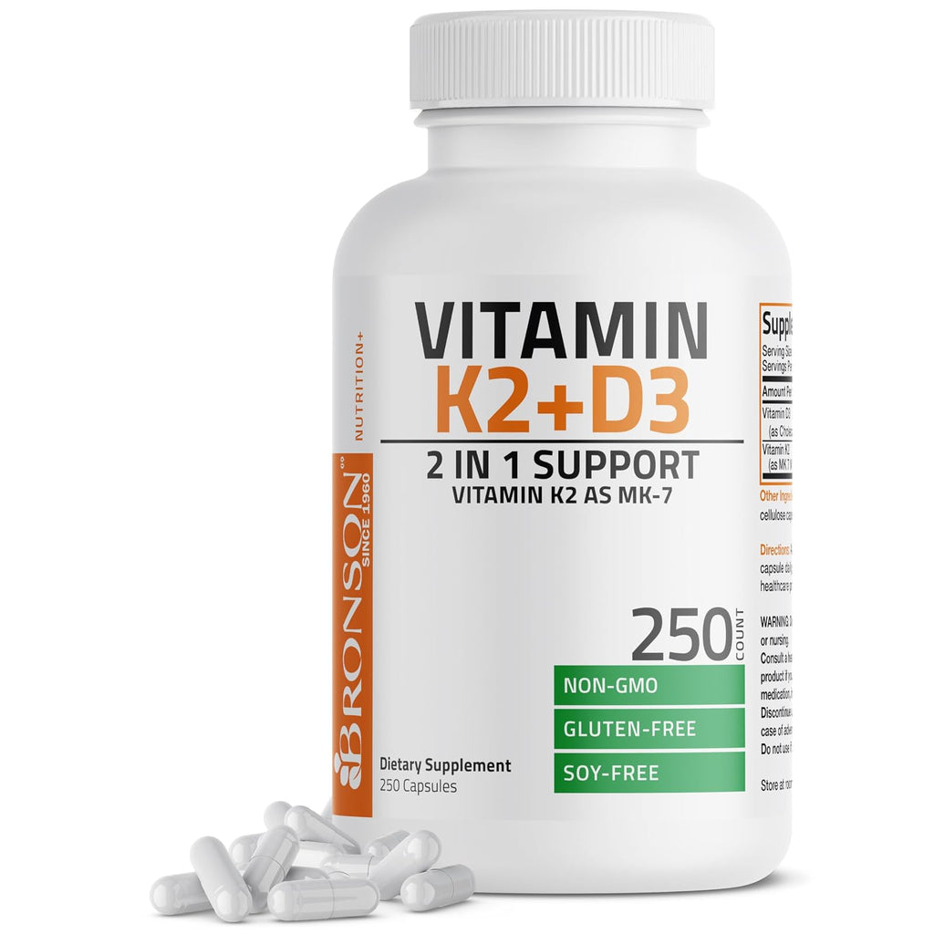 Bronson Vitamin K2 D3 capsules