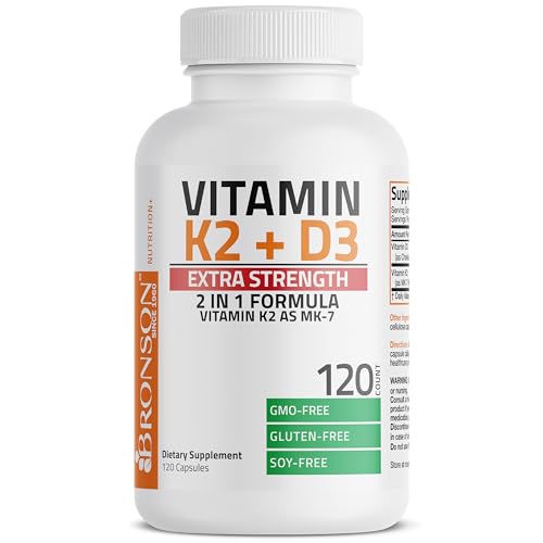 Bronson vitamin K2 D3 capsules