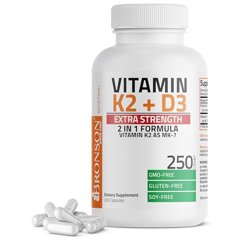 Bronson vitamin K2 D3 capsules