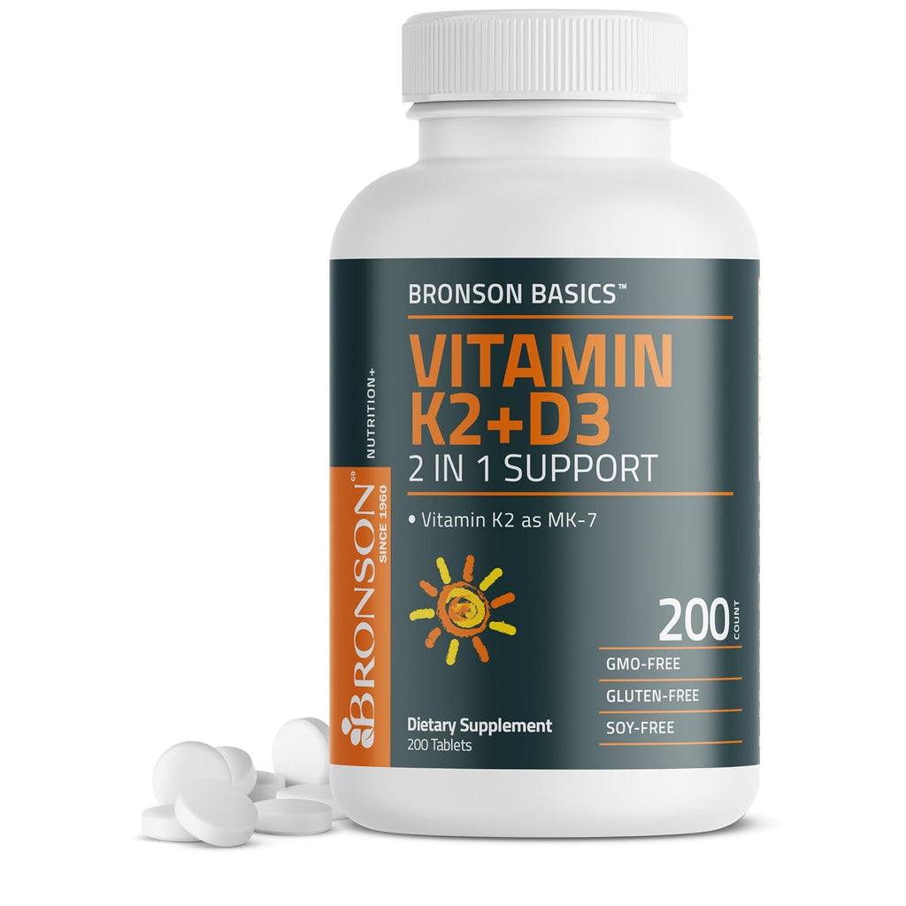 Bronson Vitamin K2 D3 tablets