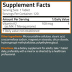 Bronson vitamin K2 MK-7 for overall wellness