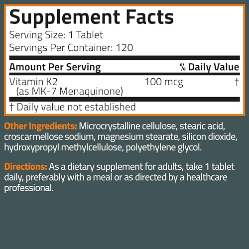 Bronson vitamin K2 MK-7 for overall wellness