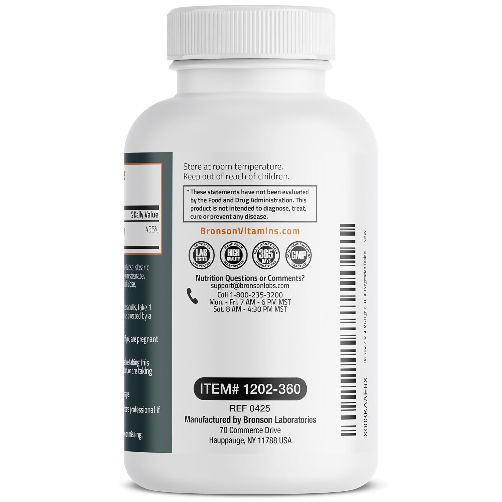 Bronson zinc for energy