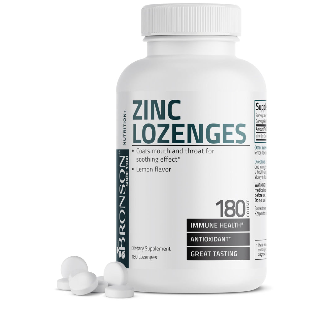 Bronson zinc lozenges for immunity