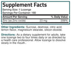 Bronson zinc lozenges for quick relief