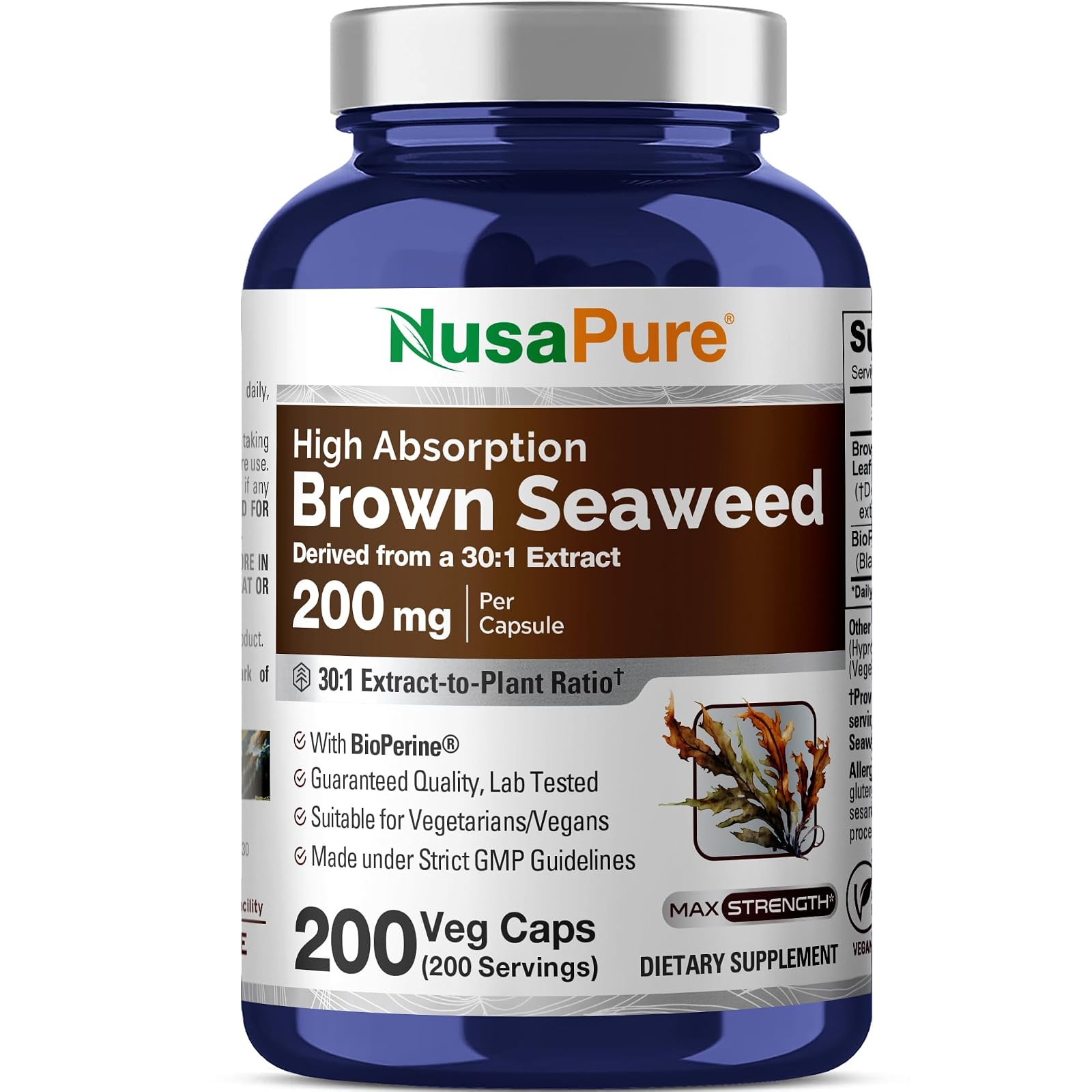Brown Seaweed multivitamins for adults