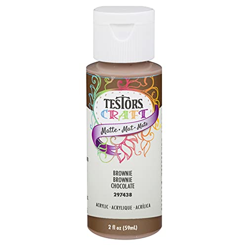 Brownie acrylic paint for creative projects