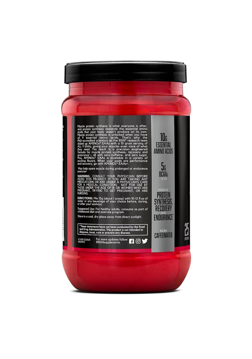 BSN Amino X energy and endurance