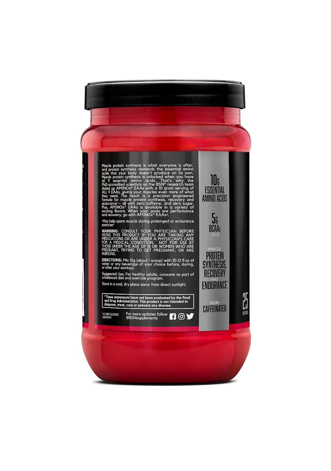 BSN Amino X energy and endurance