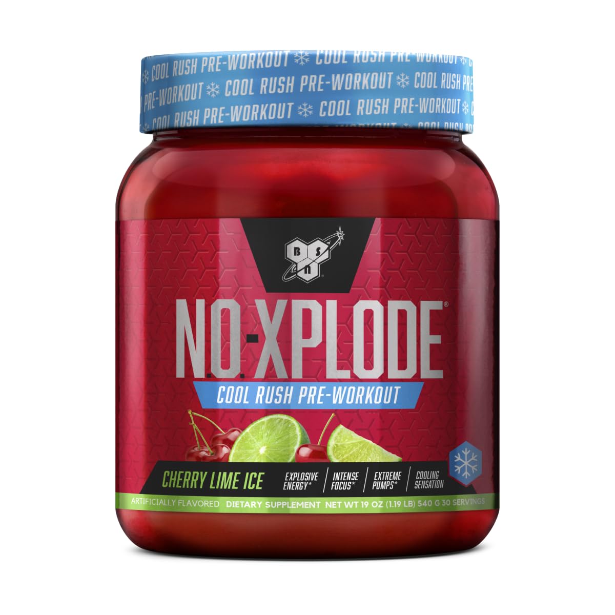 BSN pre-workout cherry lime ice