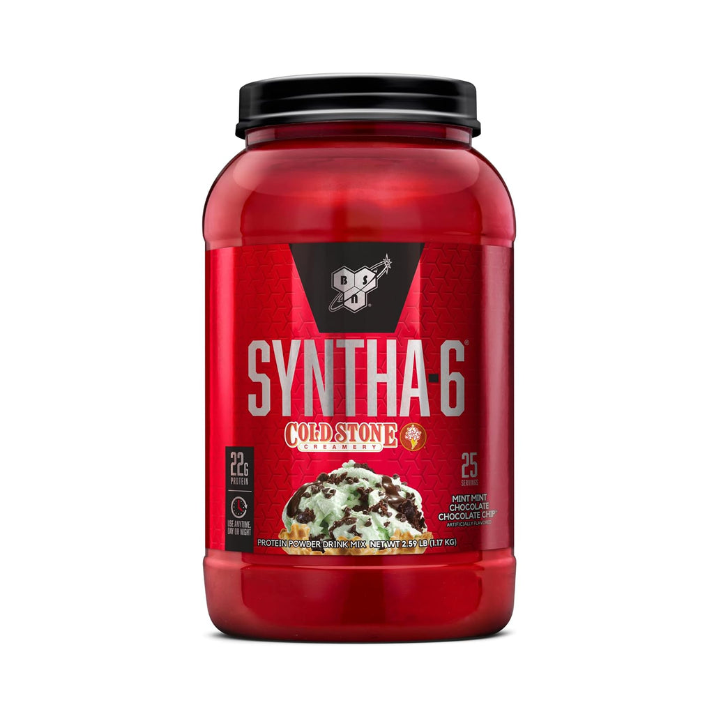 BSN SYNTHA-6 whey protein mint chocolate chip