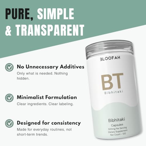 BT Bibhitaki capsules for stress relief