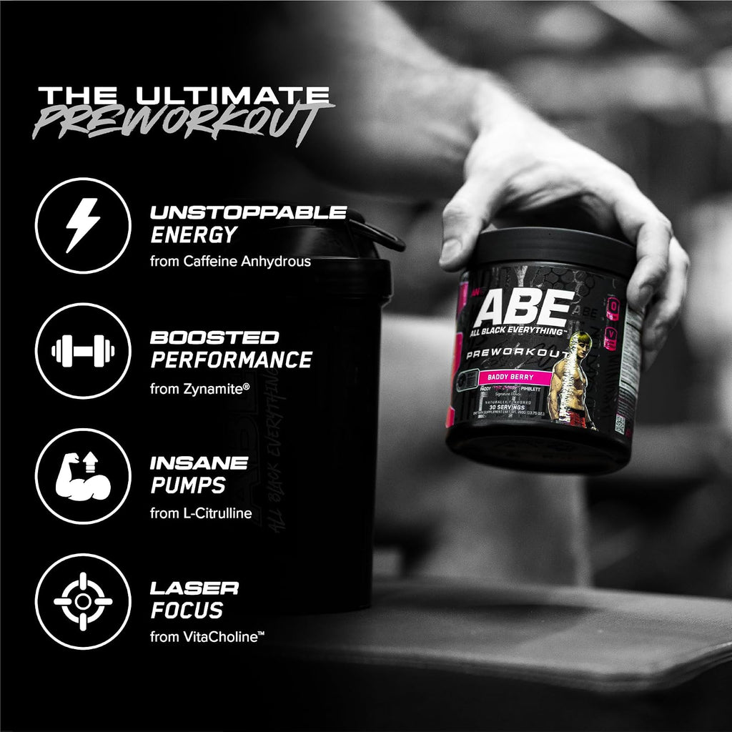 Bubblegum Crush flavour pre-workout powder