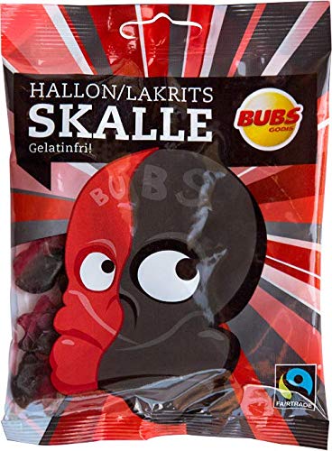 Bubs Godis raspberry licorice snack bags
