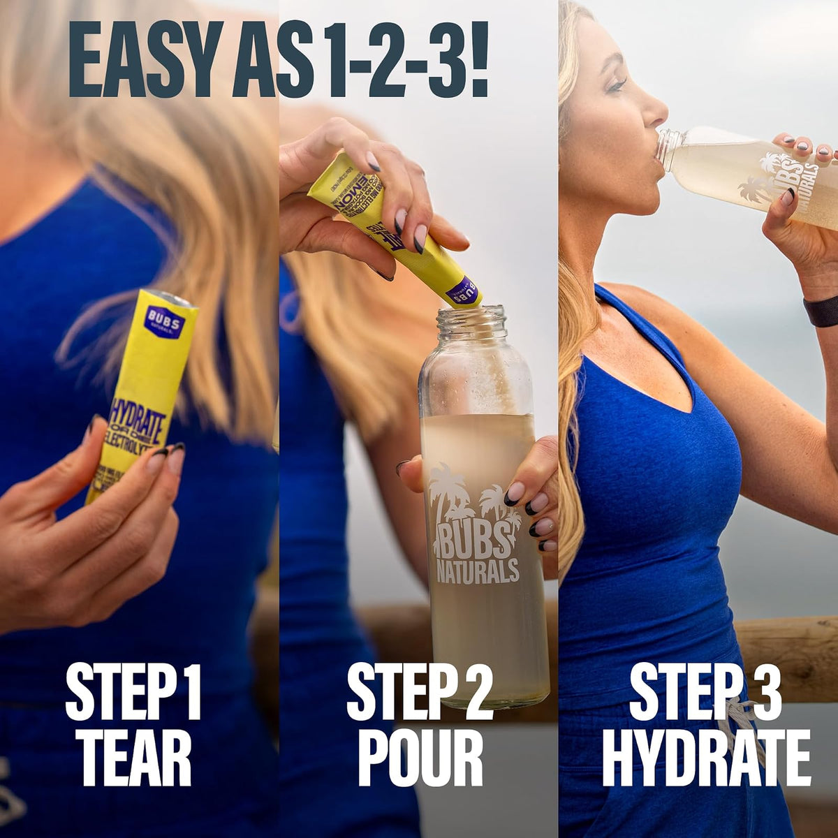 BUBS Naturals electrolyte powder for workouts
