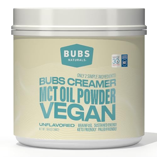 BUBS Naturals MCT oil powder benefits