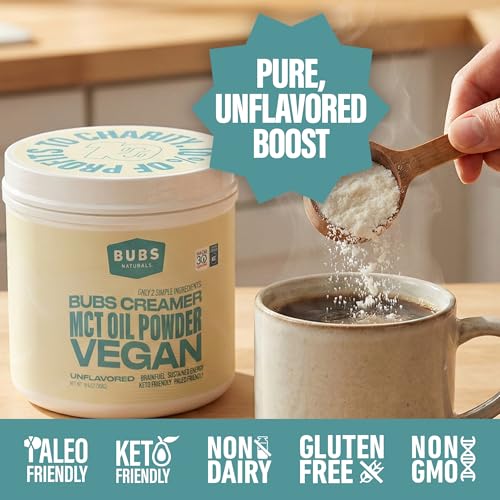 BUBS Naturals MCT oil powder recipes