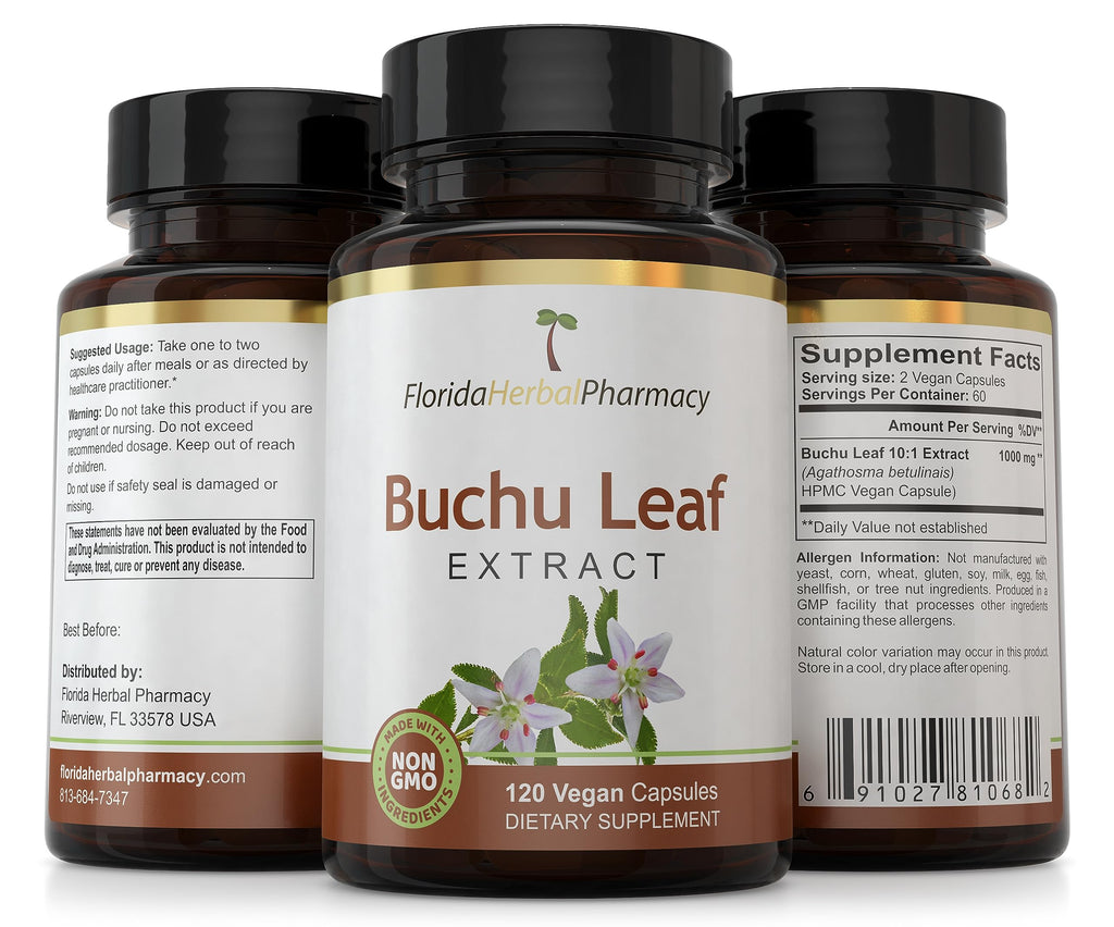 Buchu leaf extract for vitality