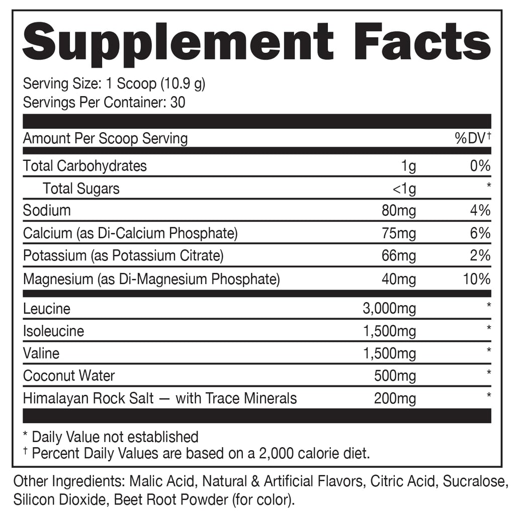 Bucked Up amino acids for muscle growth