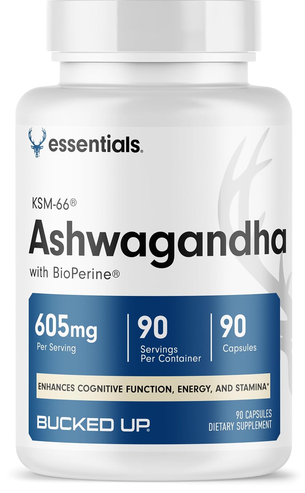 Bucked Up Ashwagandha stress relief capsules