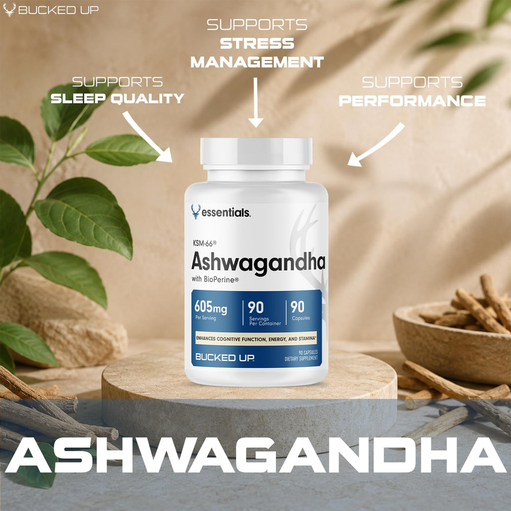 Bucked Up Ashwagandha supports mental clarity