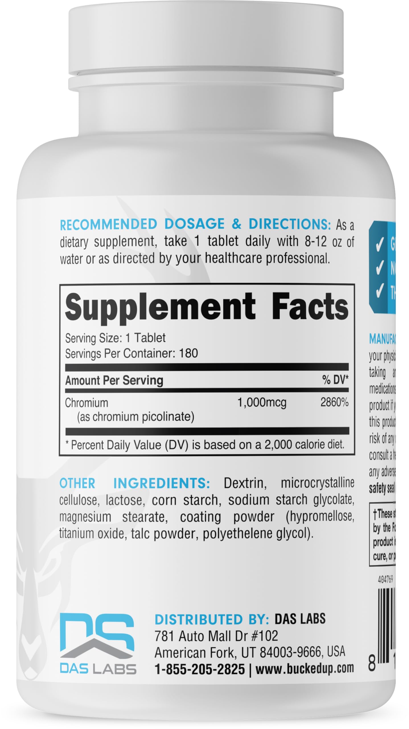 Bucked Up chromium for weight loss