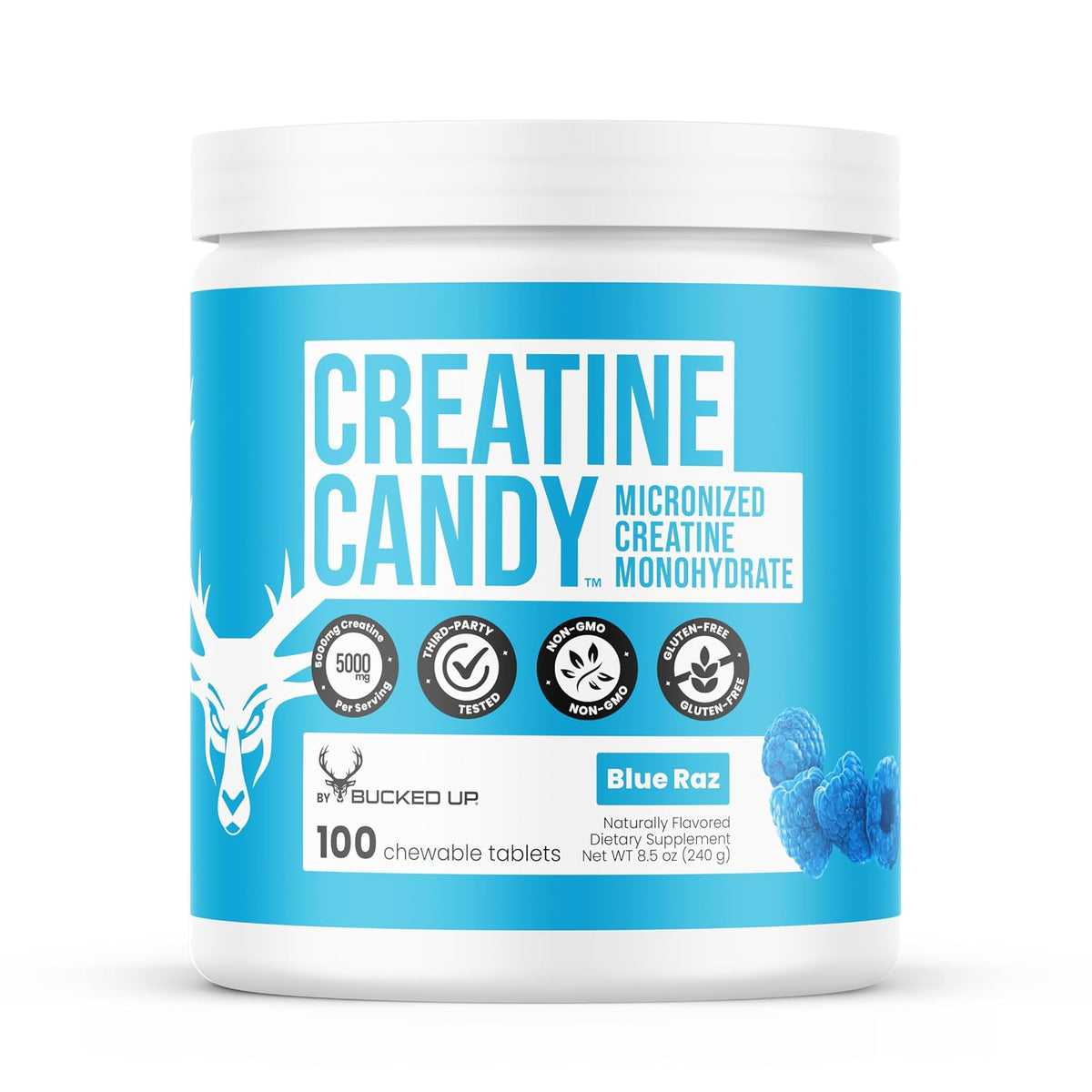 Bucked Up creatine chewable tablets