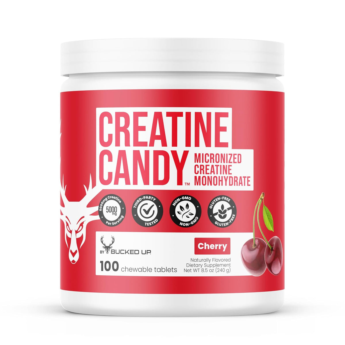 Bucked Up creatine chewable tablets
