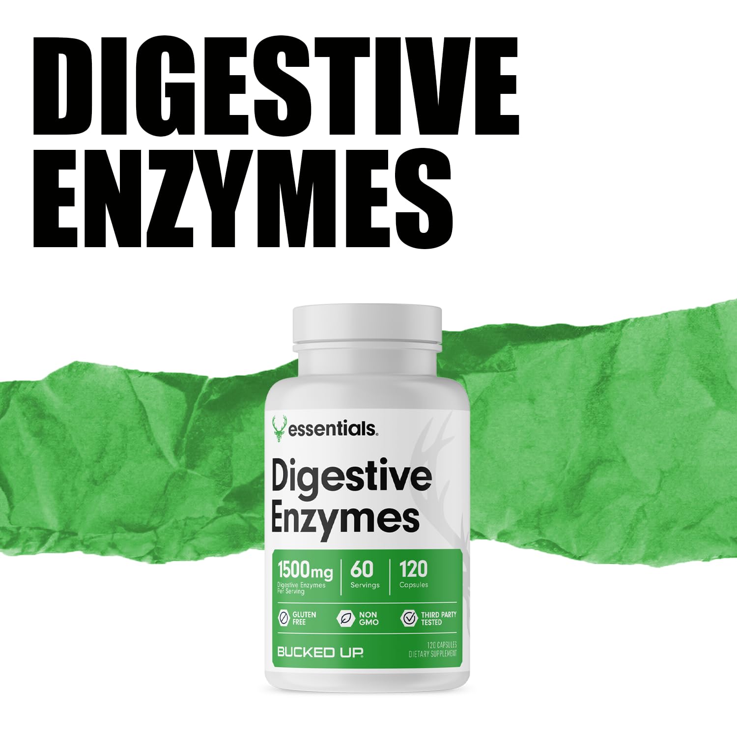 Bucked Up digestive enzymes for bloating relief
