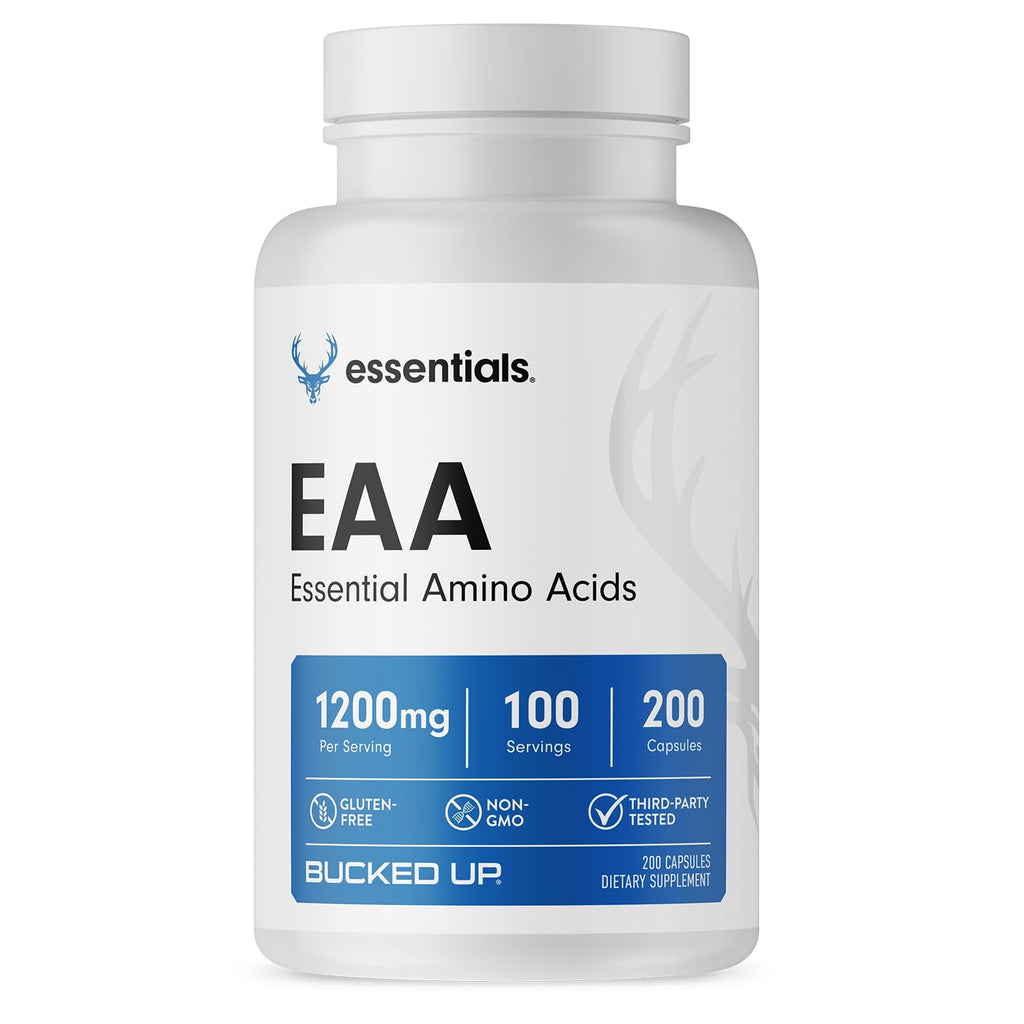 Bucked Up EAA capsules for recovery