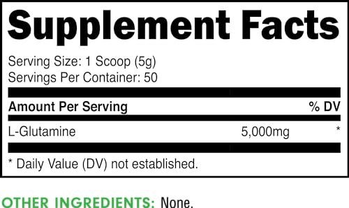 bucked up l-glutamine for recovery