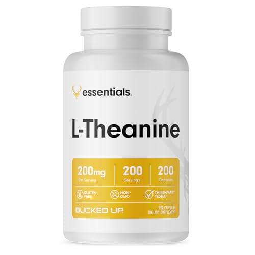 Bucked Up L-Theanine capsules for relaxation