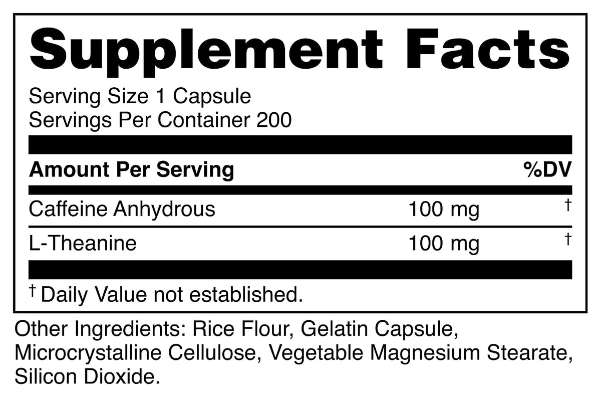 Bucked Up l-theanine for focus
