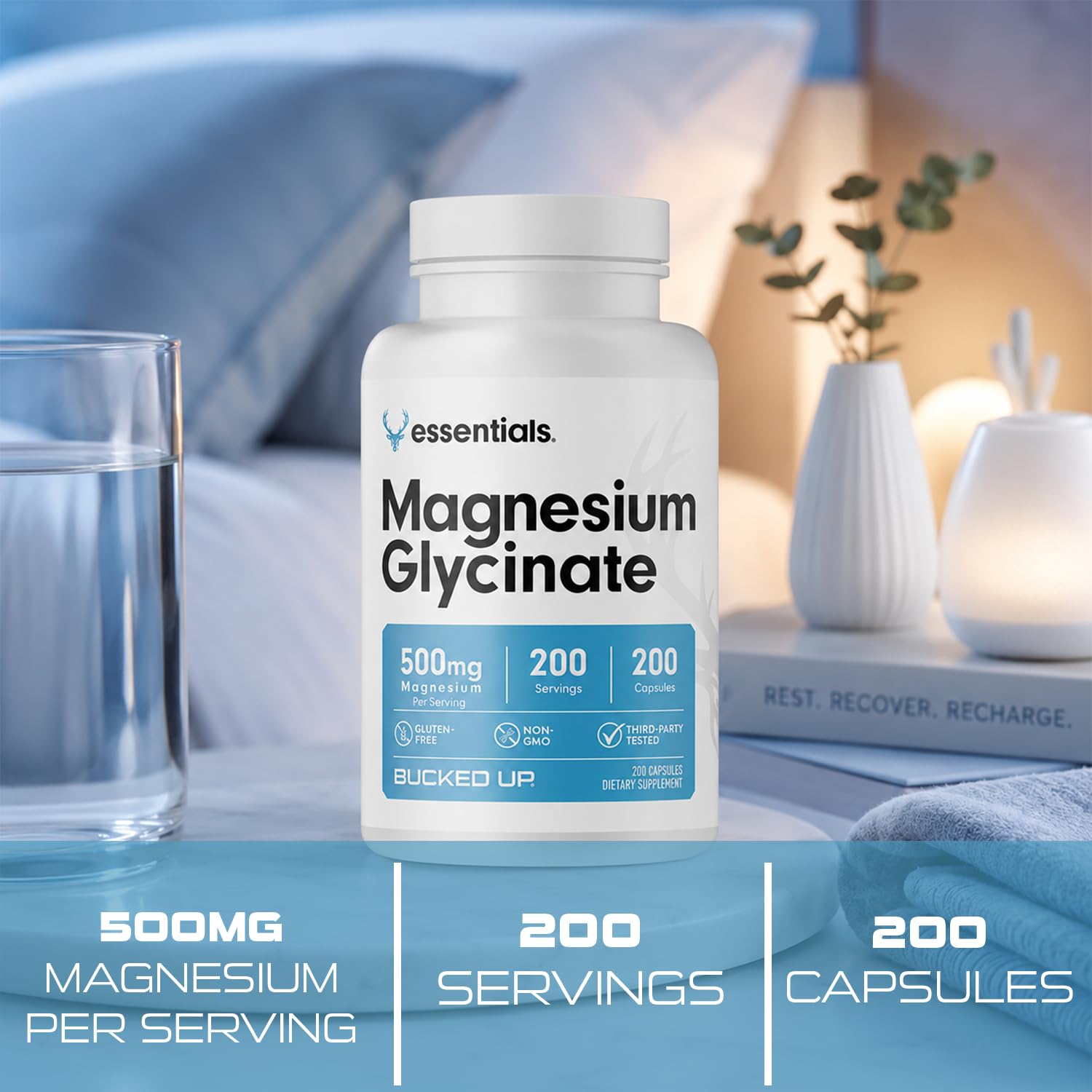 Bucked Up magnesium for stress relief