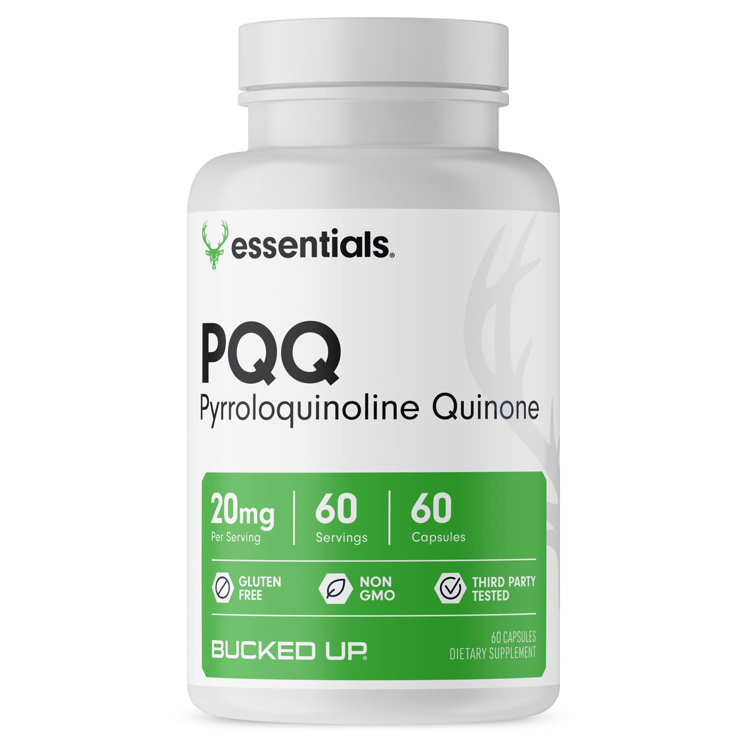Bucked Up PQQ blended vitamin capsules