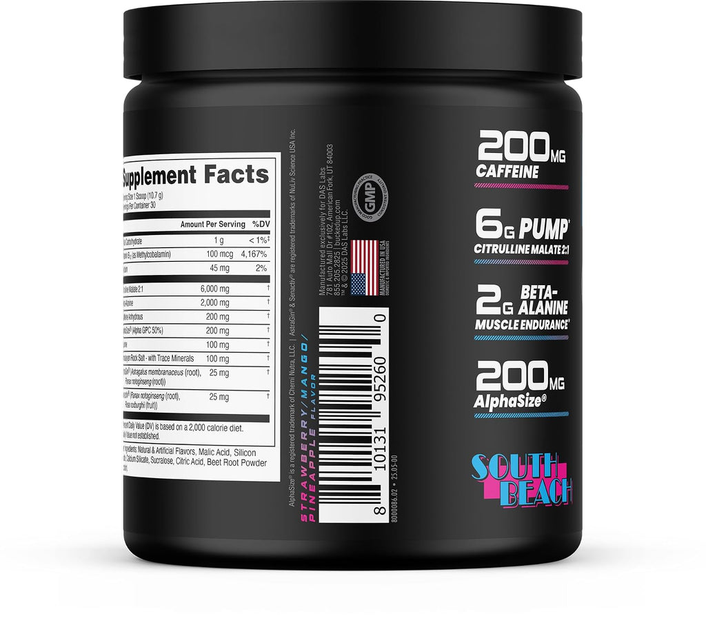 Bucked Up pre-workout for athletes