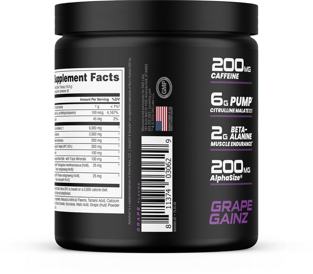 Bucked Up pre-workout for endurance