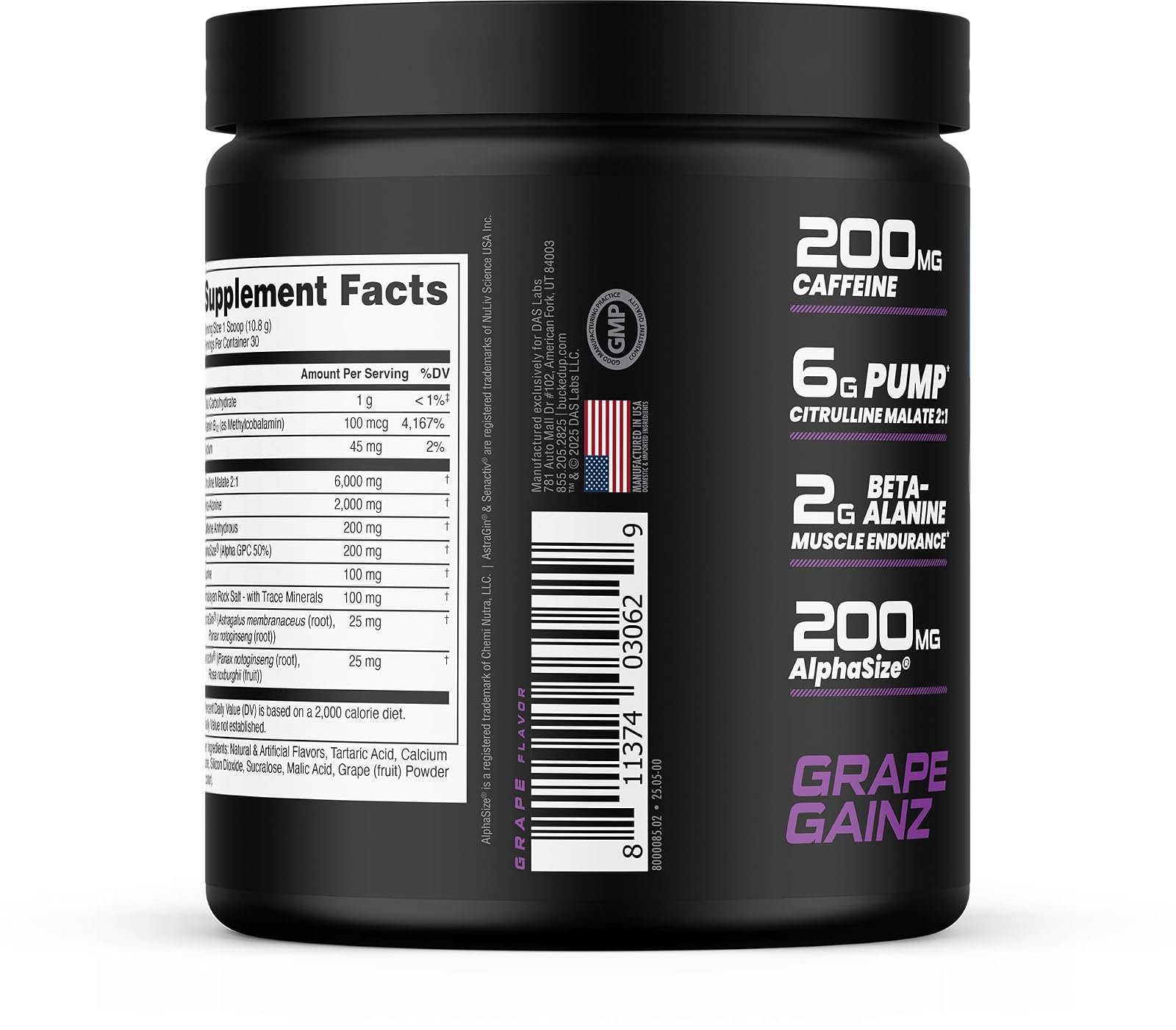 Bucked Up pre-workout for endurance