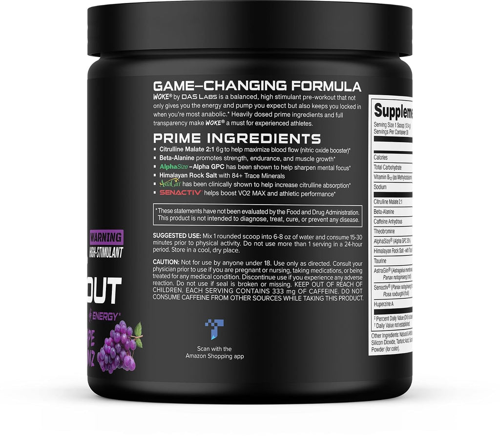 Bucked Up pre-workout for muscle endurance