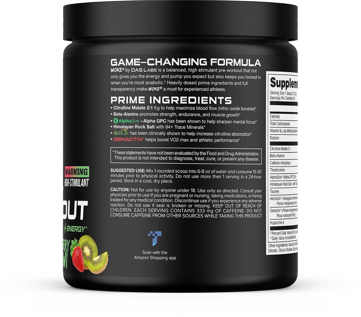 Bucked Up pre-workout for muscle pump