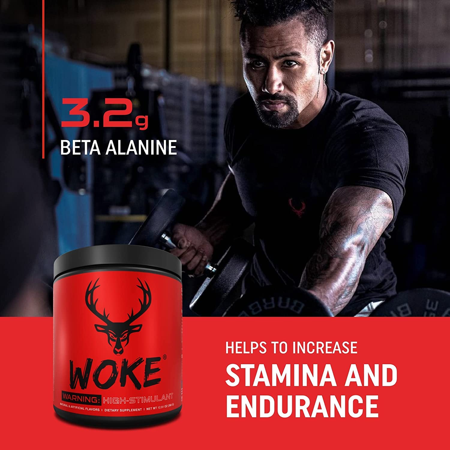 Bucked Up pre-workout for muscle pump