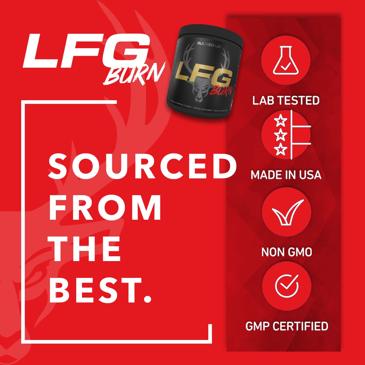 Bucked Up pre-workout for workouts