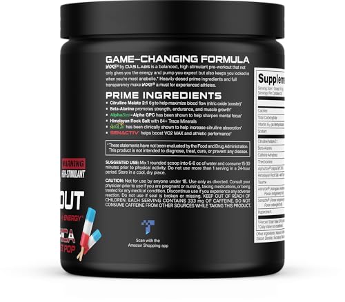 Bucked Up pre-workout with 30 servings