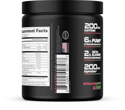 Bucked Up pre-workout with essential ingredients