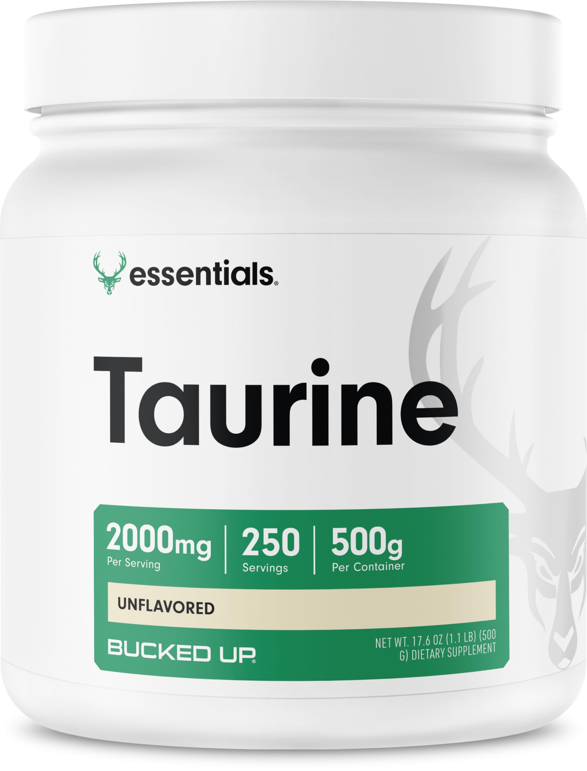Bucked Up Taurine 2000mg powder benefits