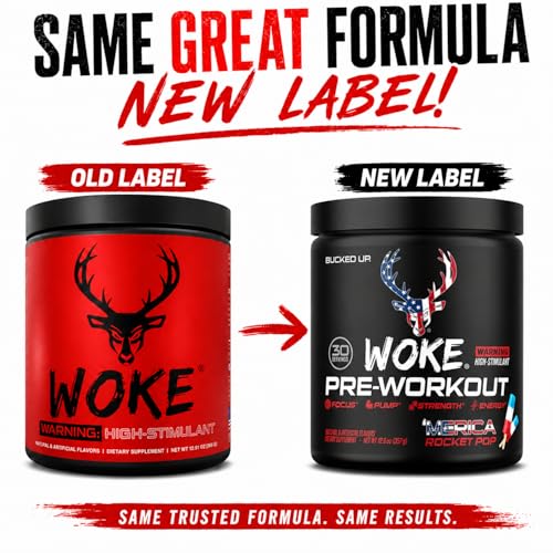 Bucked Up Woke pre-workout supplement