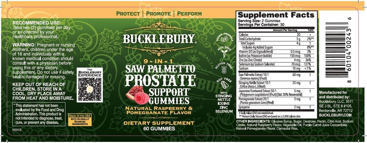 Bucklebury saw palmetto for hormonal balance
