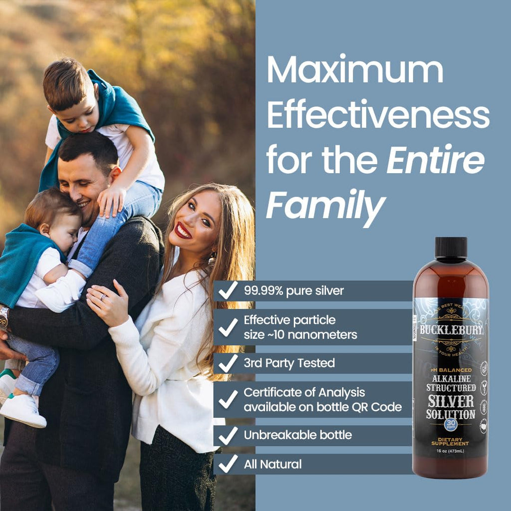 Bucklebury silver solution for overall vitality