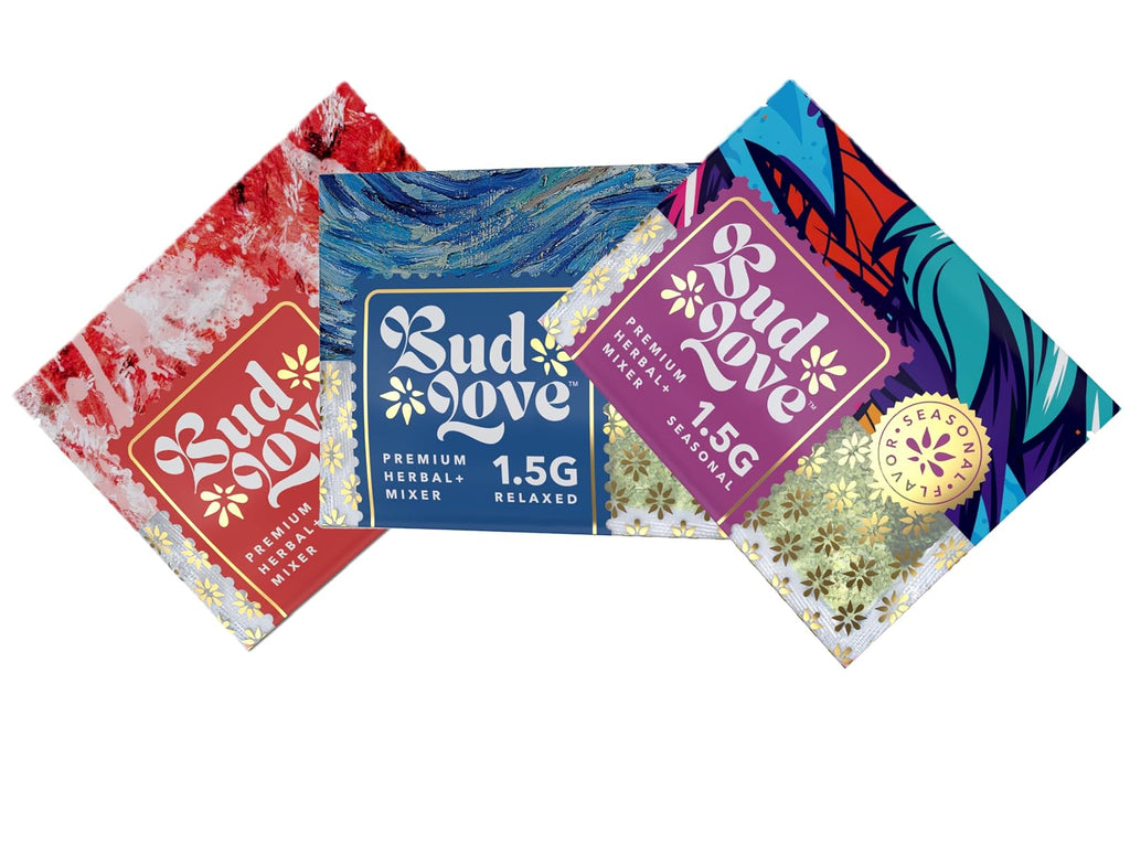 Bud Love herbal mixer sampler pack